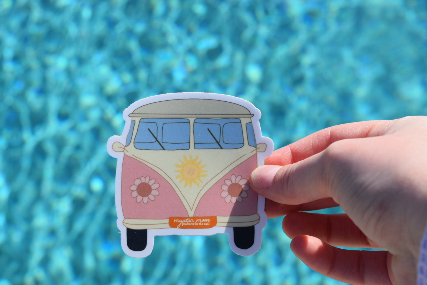 Mystic Moon Hippie Bus Sticker – Mystic Moon Soul